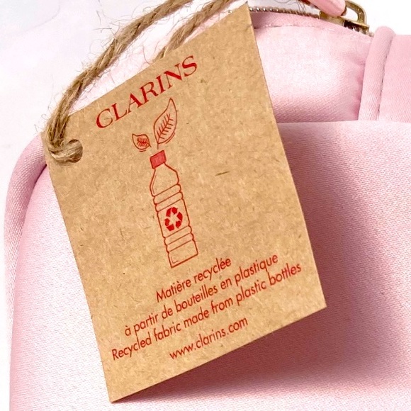 Clarins | Bags | New Clarins Makeup Bag Made From Recycled ...